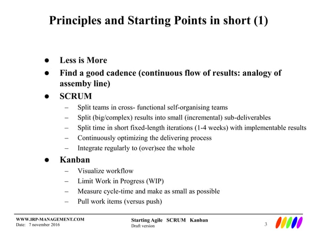 KICK START AGILE/SCRUM | PDF
