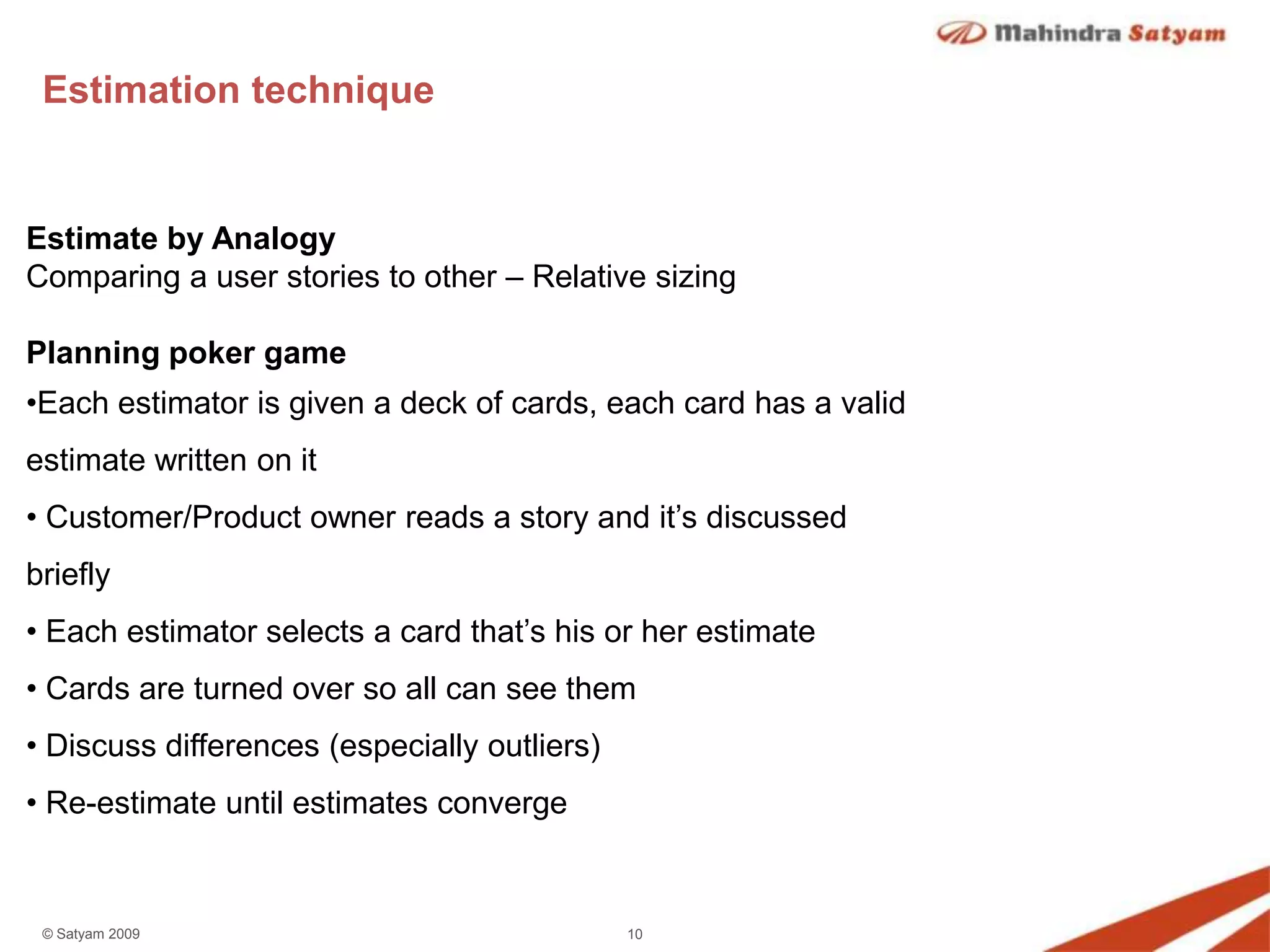 Agile Scrum Estimation | PPTX
