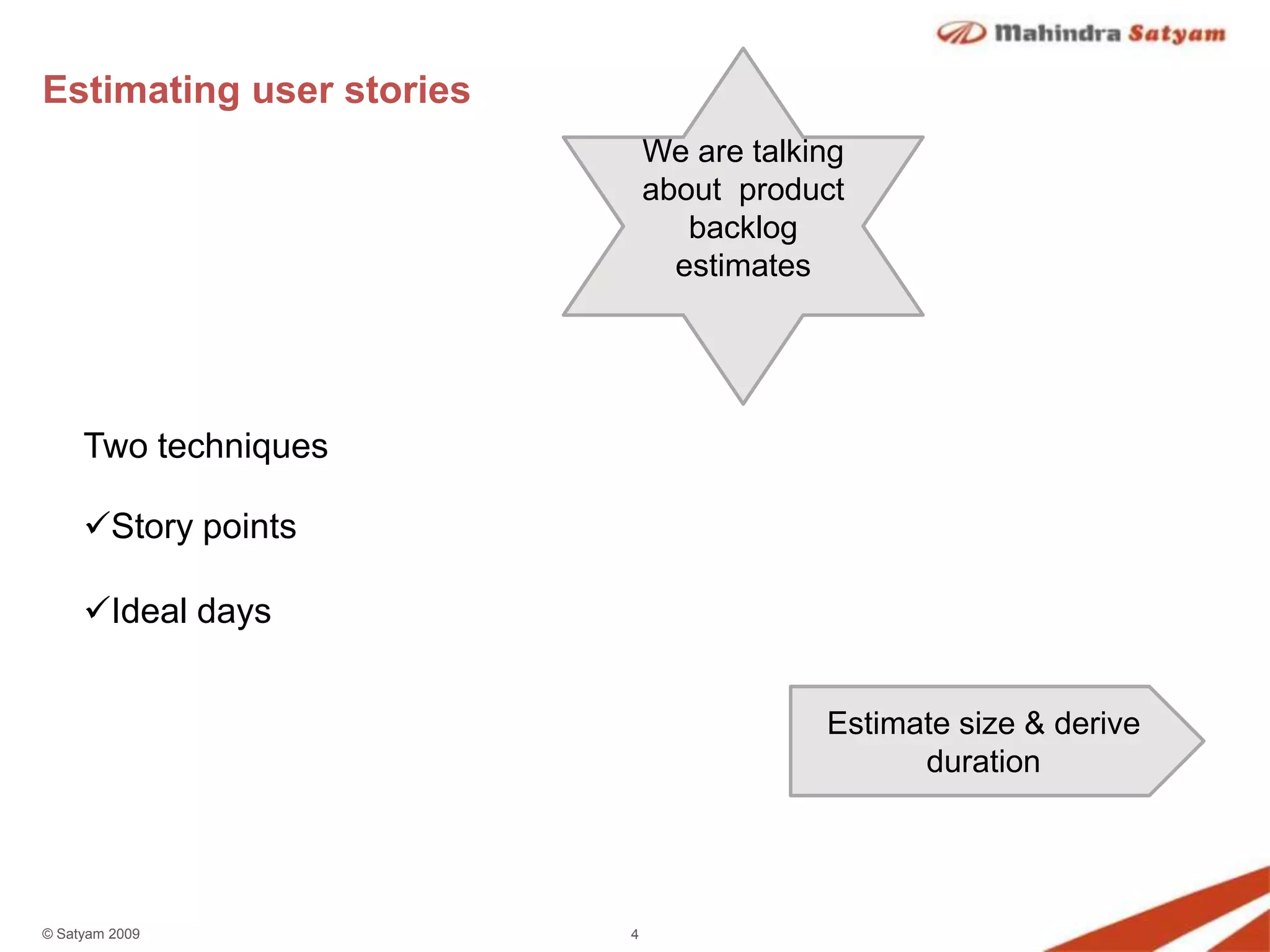 Agile Scrum Estimation | PPTX
