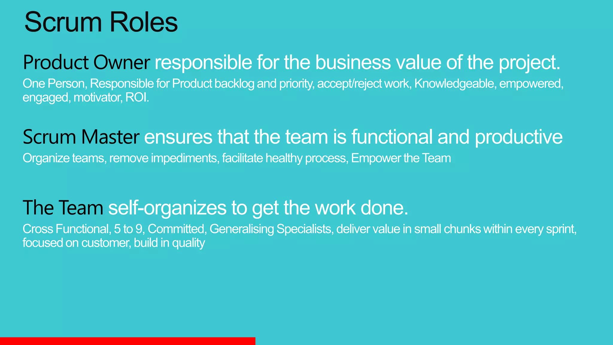 Agile Scrum in 60 minutes | PPSX