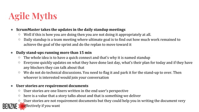 Agile scrum mythbusters | PPT