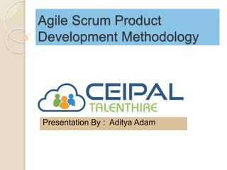 Agile scrum product development methodology | PPTX