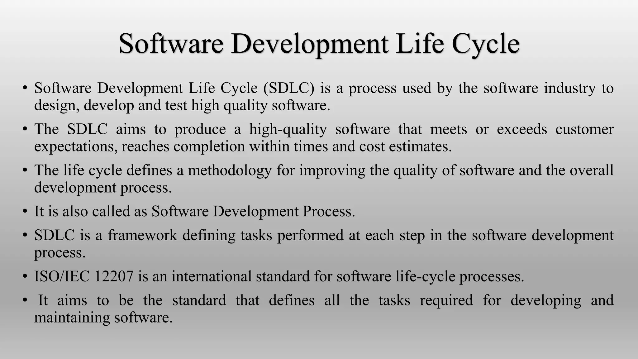 Agile Software Development Life Cycle | PPTX
