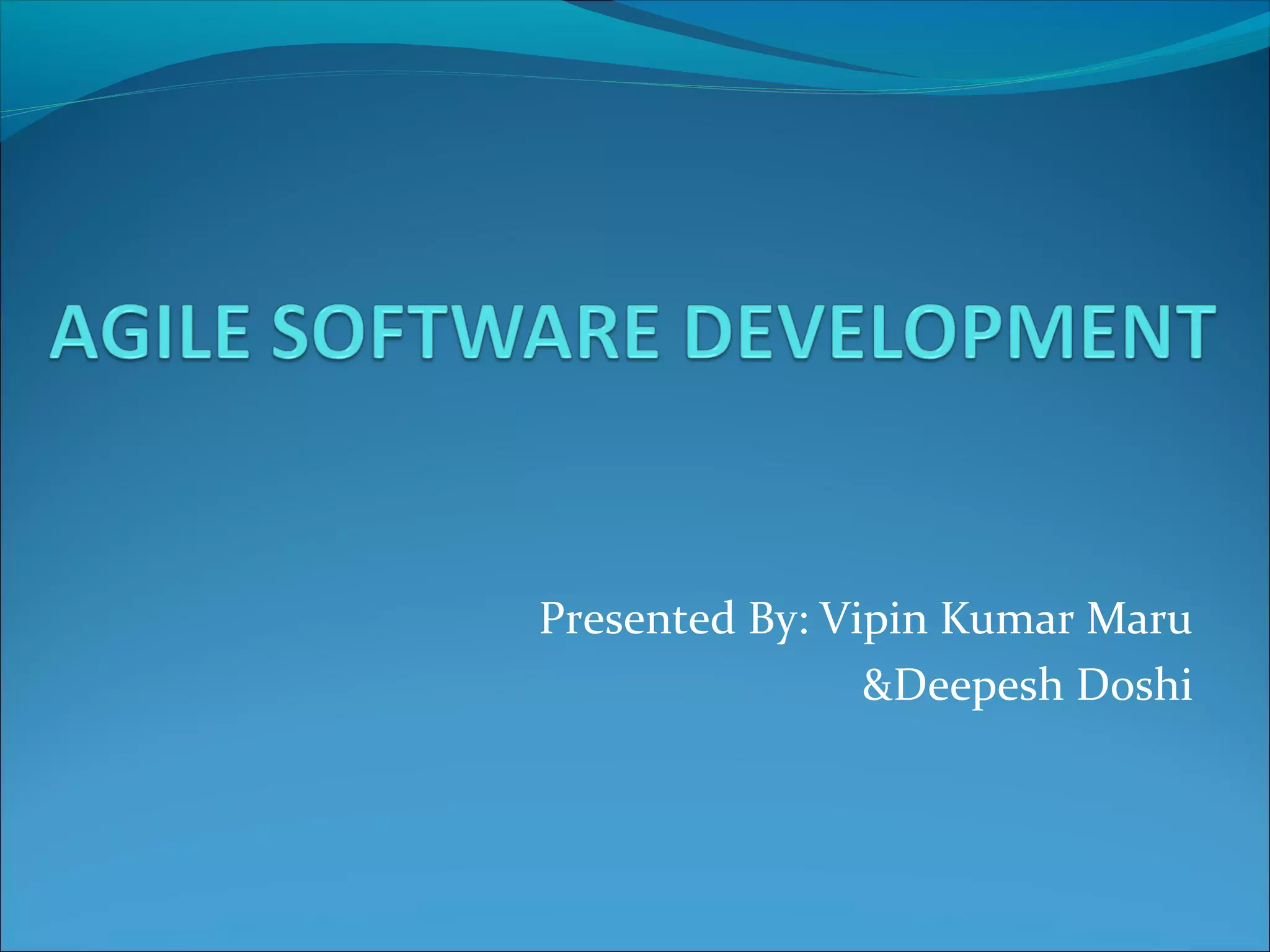 Agile Software Development Ppt 3215