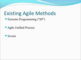 Agile software development | PPT | Free Download