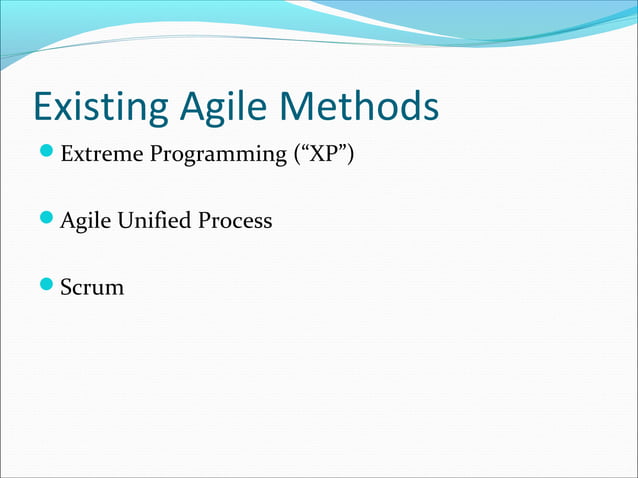 Agile Software Development Ppt