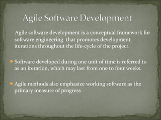 Agile software development | PPT