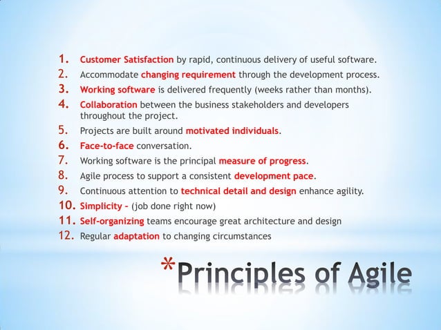 Agile software development | PPT