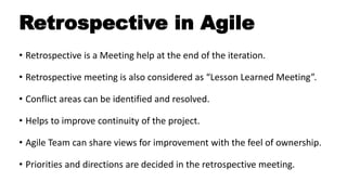 Agile software development 2 | PPTX