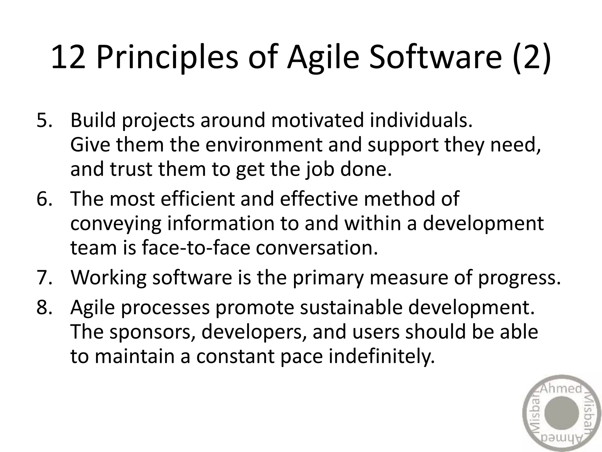 Agile Software Development and DevOps 21092019 | PPT