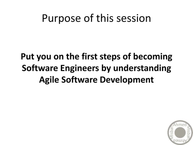 Agile Software Development and DevOps 21092019 | PPT