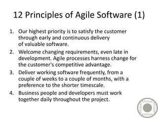 Agile Software Development and DevOps 21092019 | PPTX