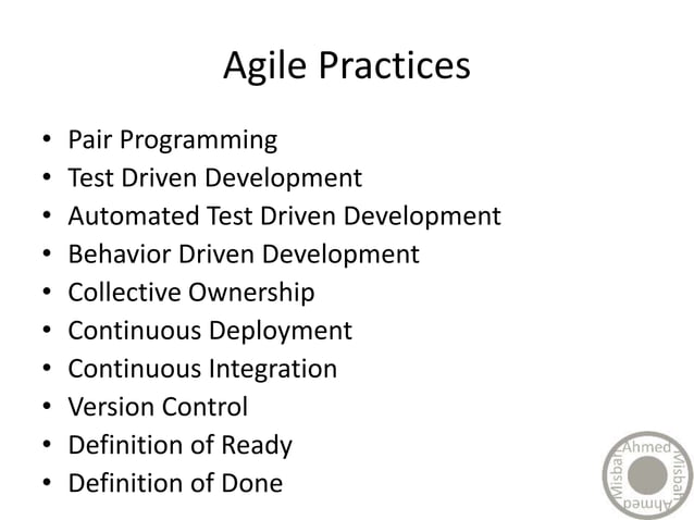 Agile Software Development and DevOps 21092019 | PPT