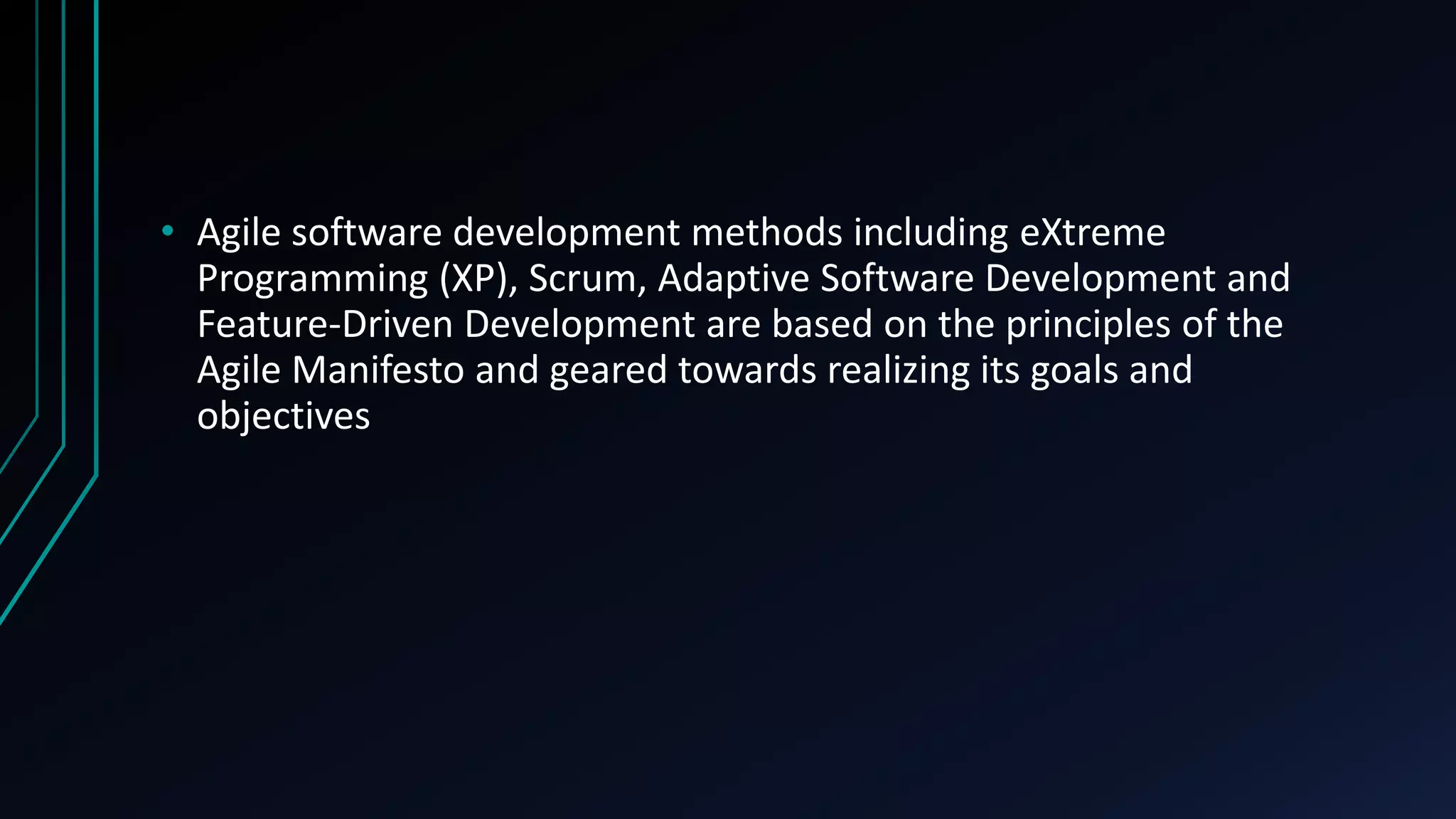 Agile software development | PPTX