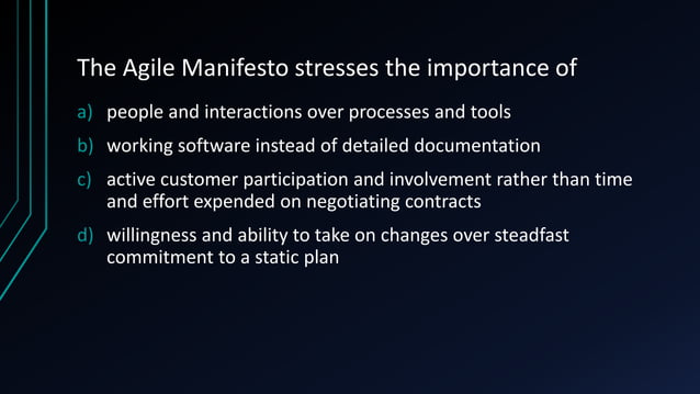 Agile Software Development Ppt