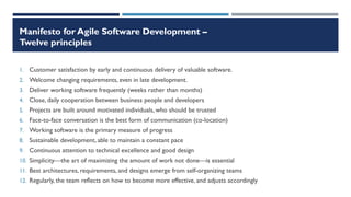 Agile software development methodology | ODP