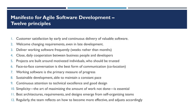 Agile software development methodology | ODP