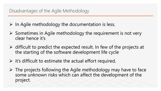 Agile software development methodology | PPT