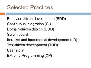Agile software development | PPTX | IT and Internet Support | Internet