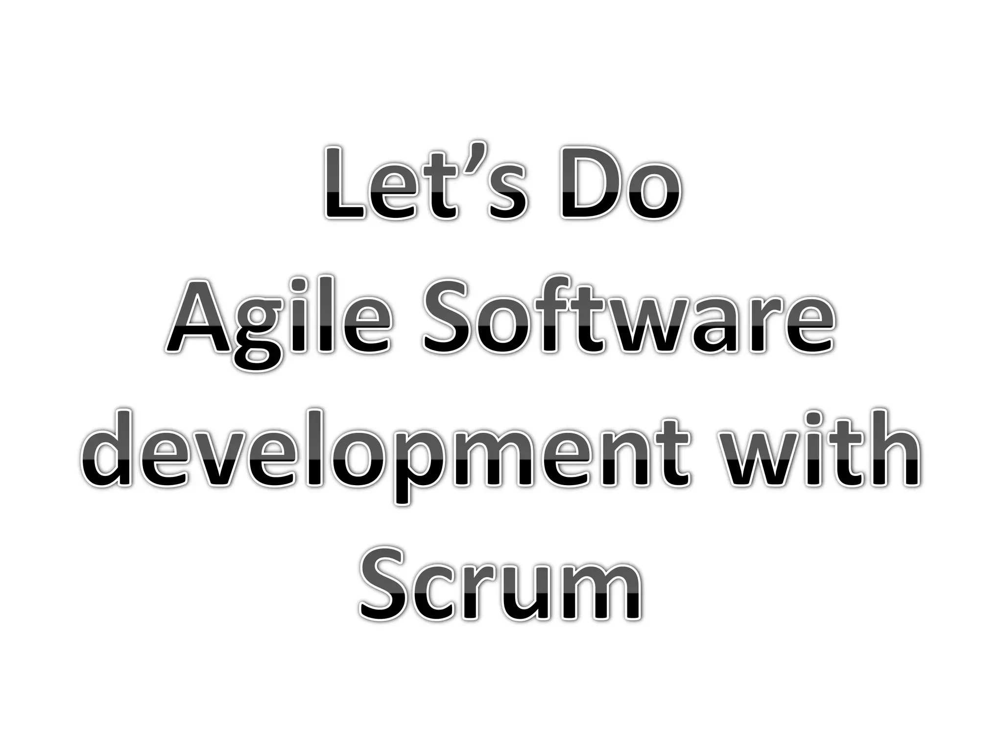 Agile Software Development With Scrum Ppt