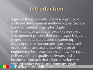 Agile software modelling | PPT