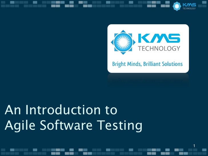Introduction To Agile Software Testing
