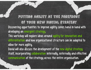 Agile strategy - David Swayne | PPT