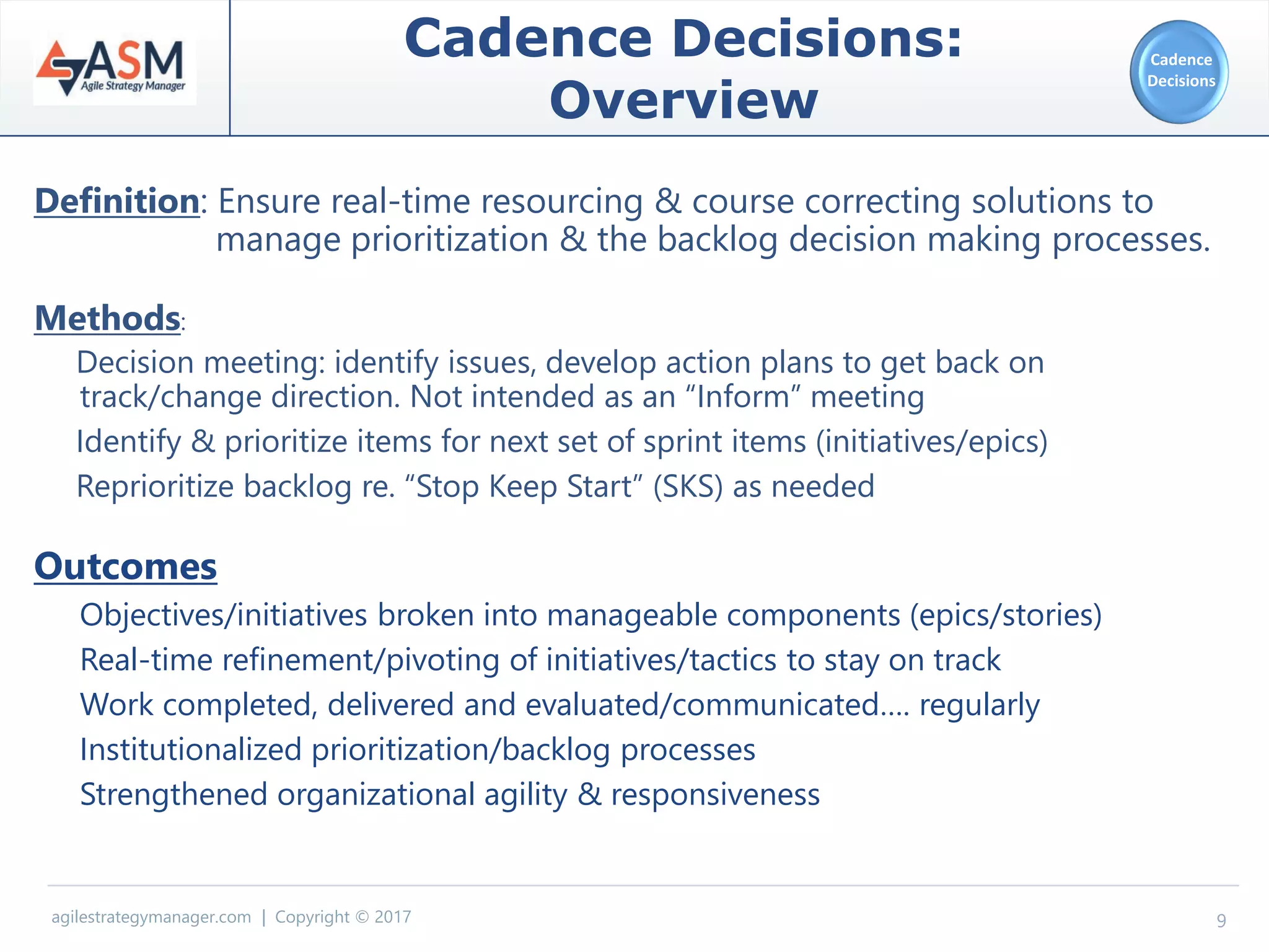 Agile strategy execution framework, part 1 | PPT
