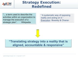 Agile strategy execution framework, part 1 | PDF