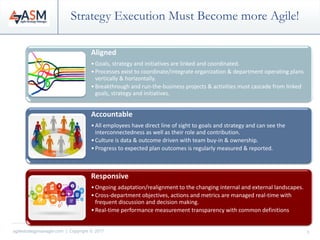 Agile strategy execution framework, part 1 | PPT