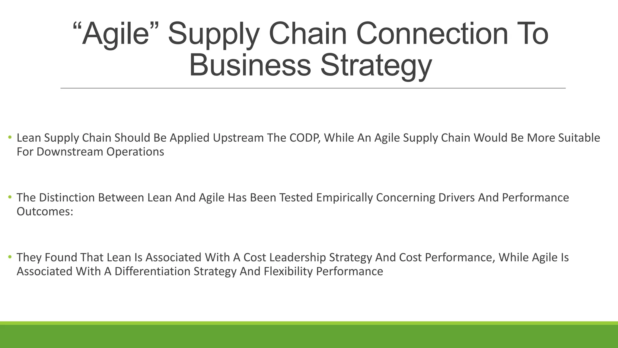 Agile supply chain | PPTX