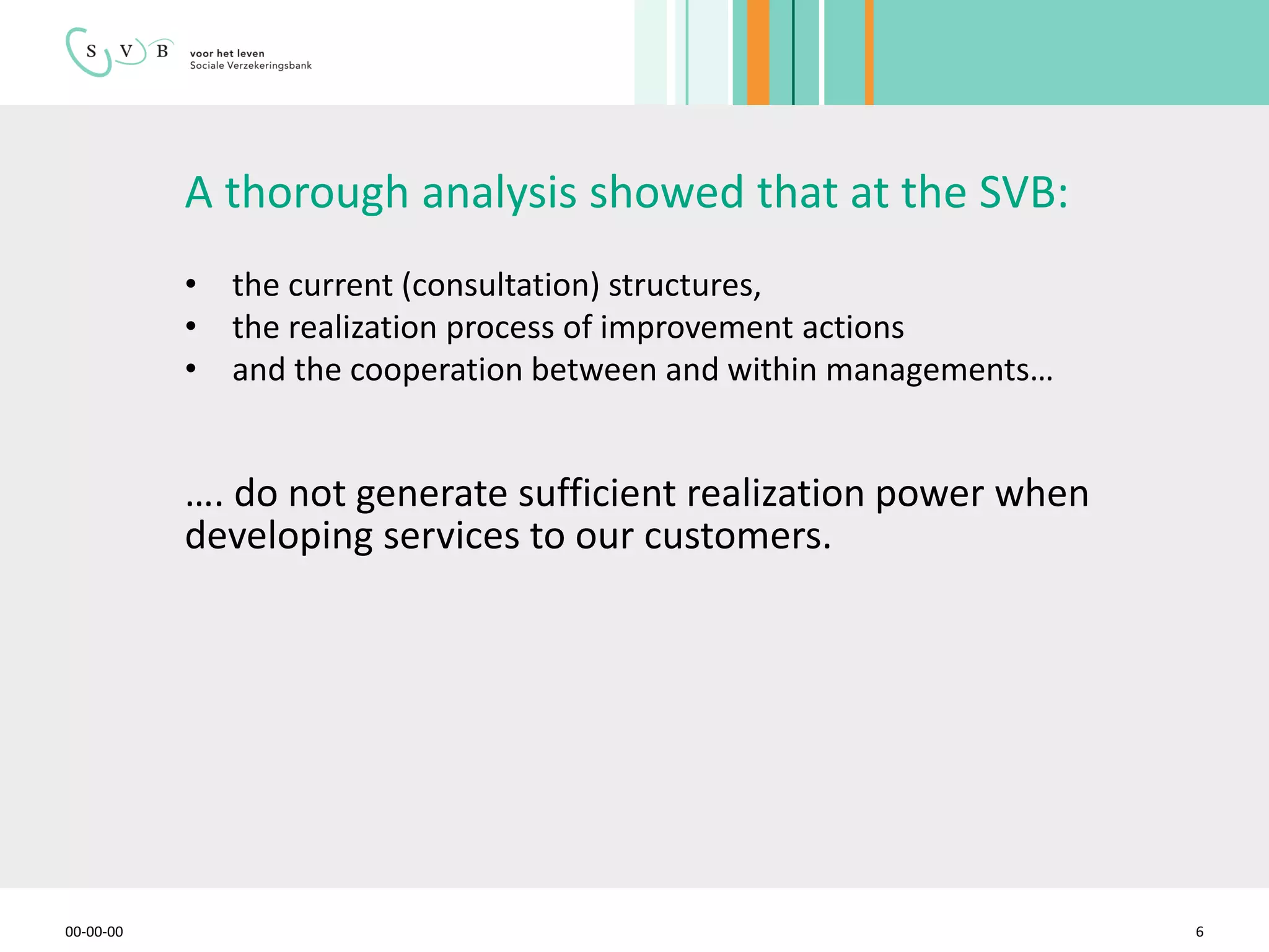Agile @SVB communication - Werner van Bastelaar | PDF