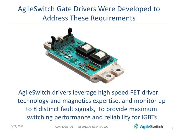 IGBT Drivers for IGBTs by AgileSwitch