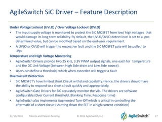 AgileSwitch SiC Product Overview | PPTX | Radio Control | Hobbies & Interests