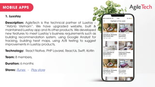 AgileTech Vietnam portfolio | PPT