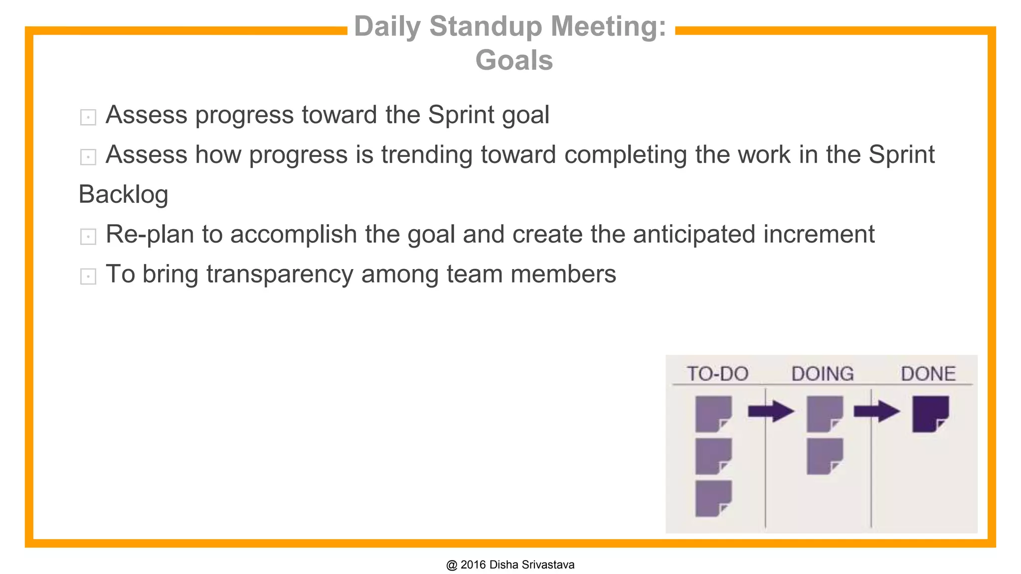 Agile Terms Series - Daily Stand-up Meeting | PPTX
