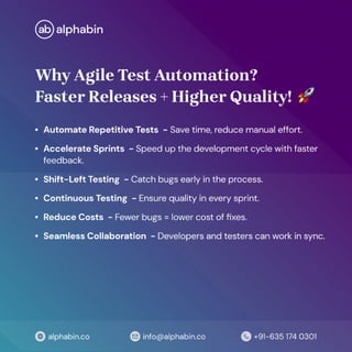 Agile Test Automation = Fast Testing + Quality | PDF | Computer ...