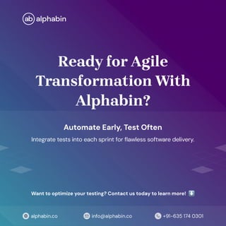 Agile Test Automation = Fast Testing + Quality | PDF | Computer ...