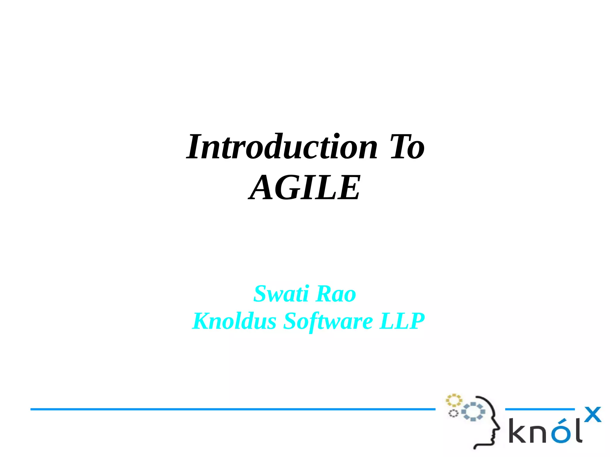 Introduction To Agile | ODP