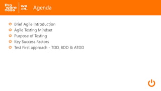 Agile testing - Madhu Krishnappa | PPT