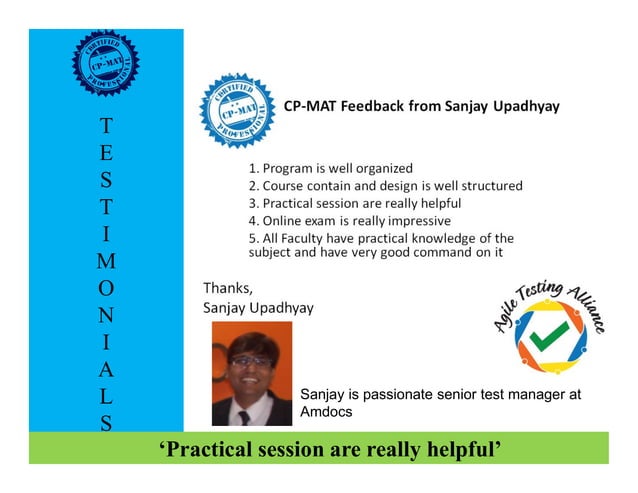 ATA CP-MAT program highlights | PPT