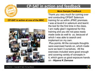 CP-SAT - Certified Professional Selenium Automation Testing | PDF