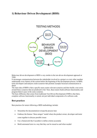 Agile Testing: Best Practices and Methodology | PDF