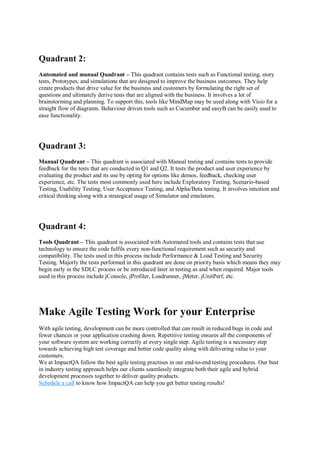 Agile Testing: Best Practices and Methodology | PDF
