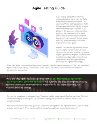 Agile testing guide_2021 | PDF