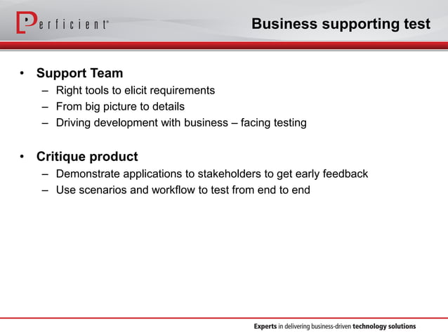 Agile testing quadrants discussion | PDF