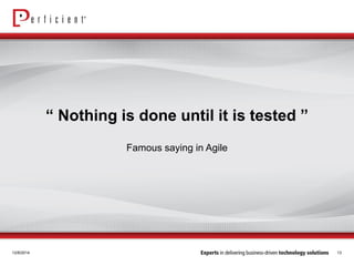 Agile testing quadrants discussion | PDF