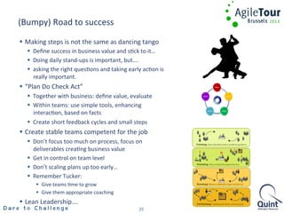 Agiletour 2013 Lean Application maintenance way to success, Quint Hans ...