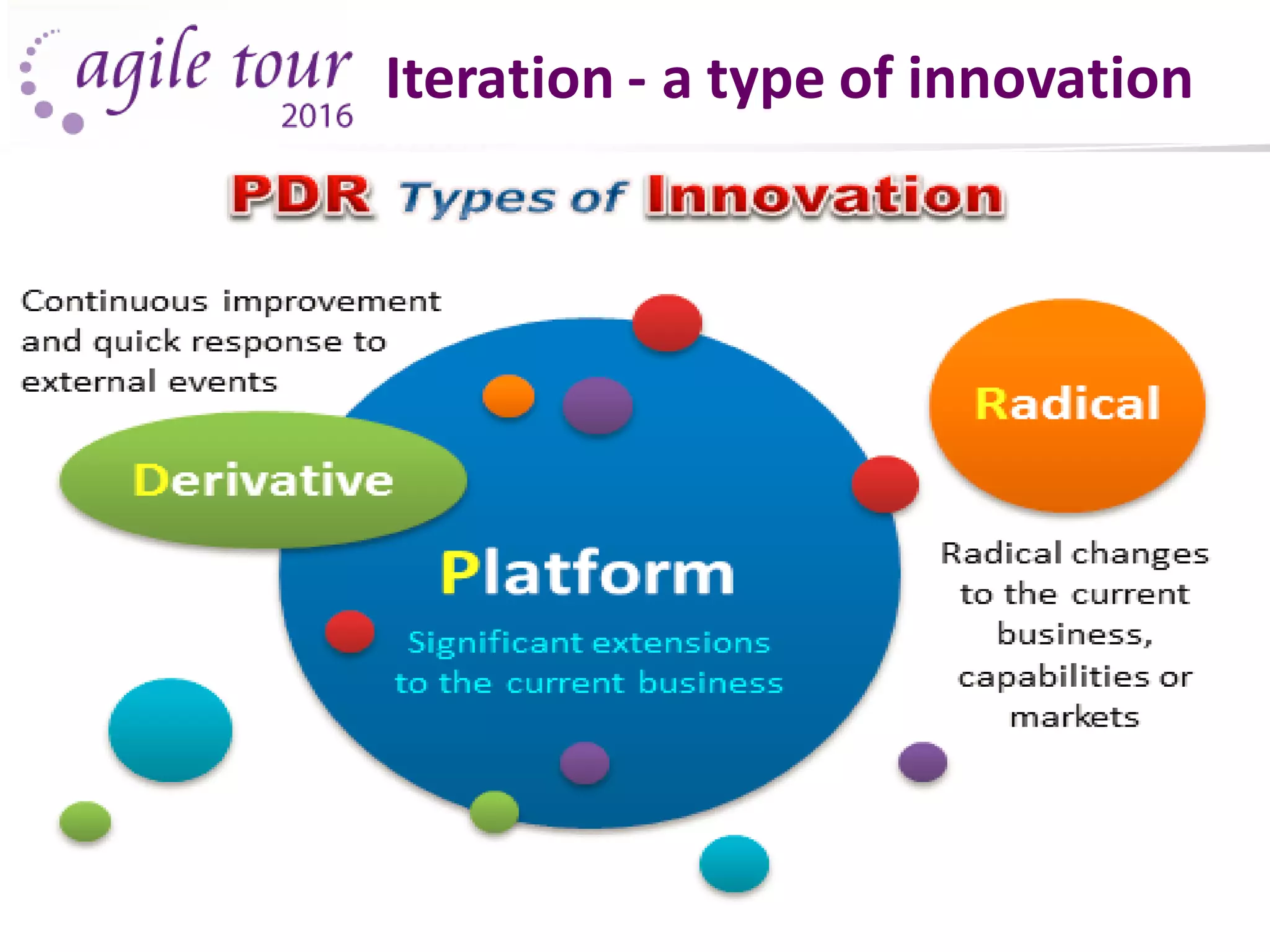 Agile Tour 2016 Pune - Innovation vs iteration by Kanchan Tandel | PDF