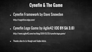 Cynefin Lego Game - Agile tour london 2015 | PDF